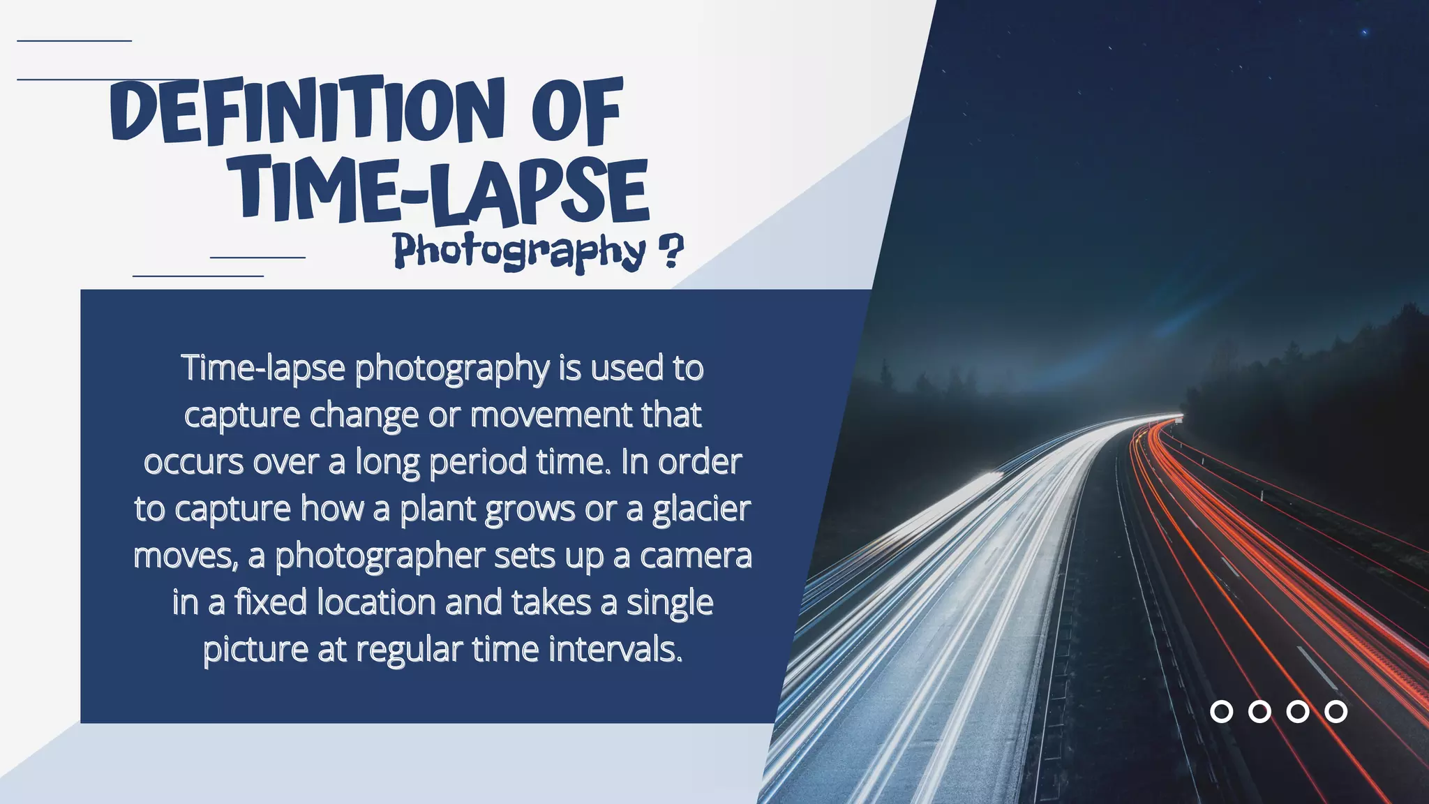 Time lapse photography presentation | PDF