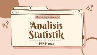 Analisis statistik | PPT
