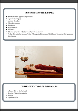 Role of Shirodhara | PDF