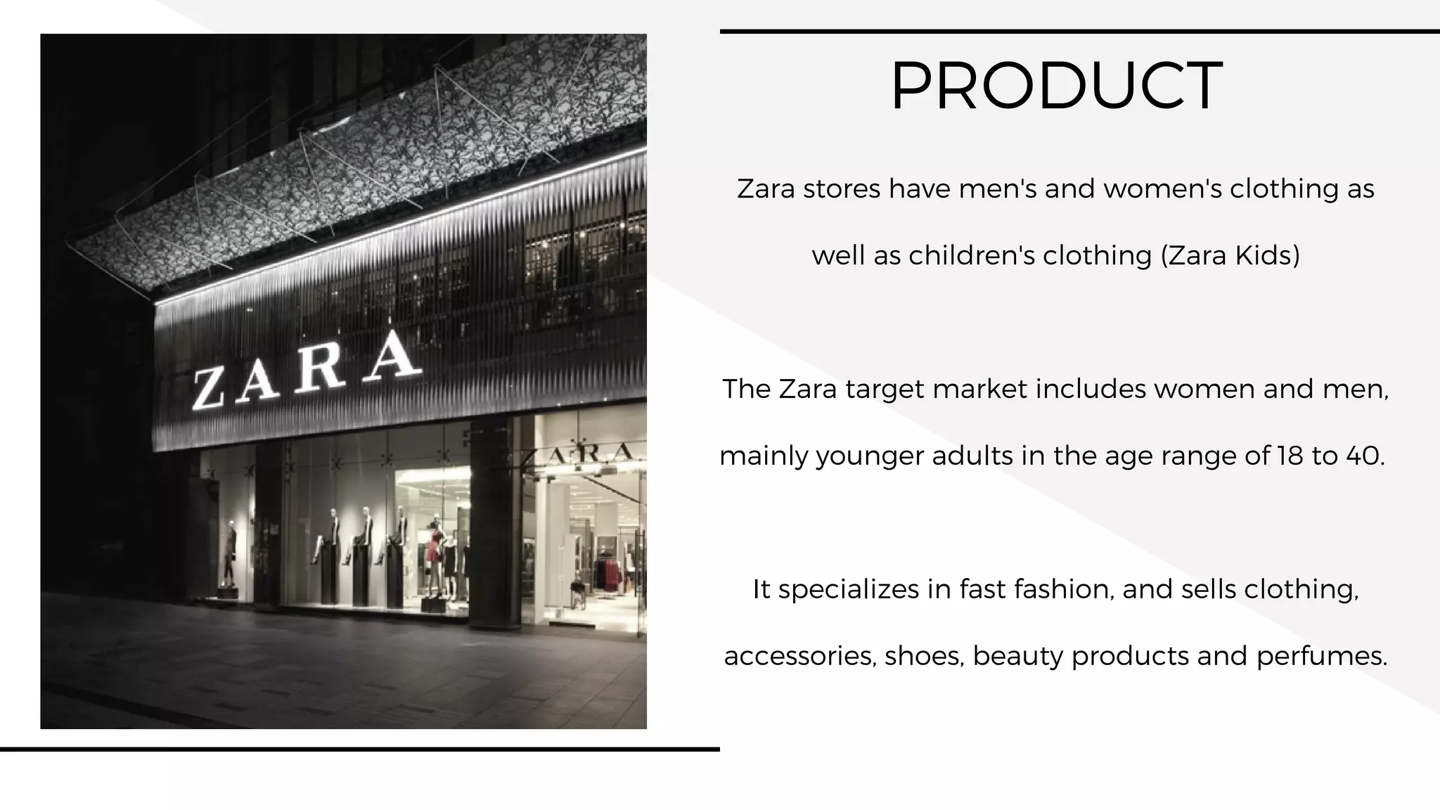 PPT on Zara | PDF