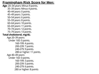 Framingham Risk Assessment Scale | PDF