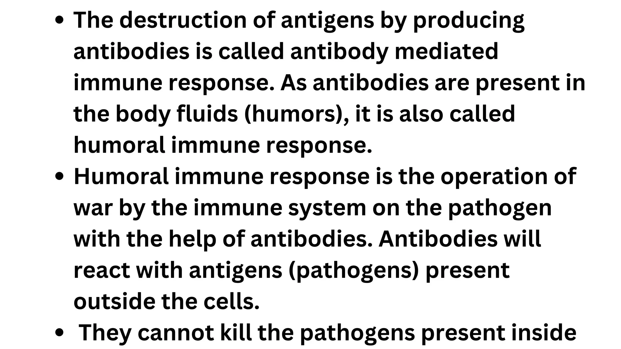 Humoral immune response|study notes | PDF