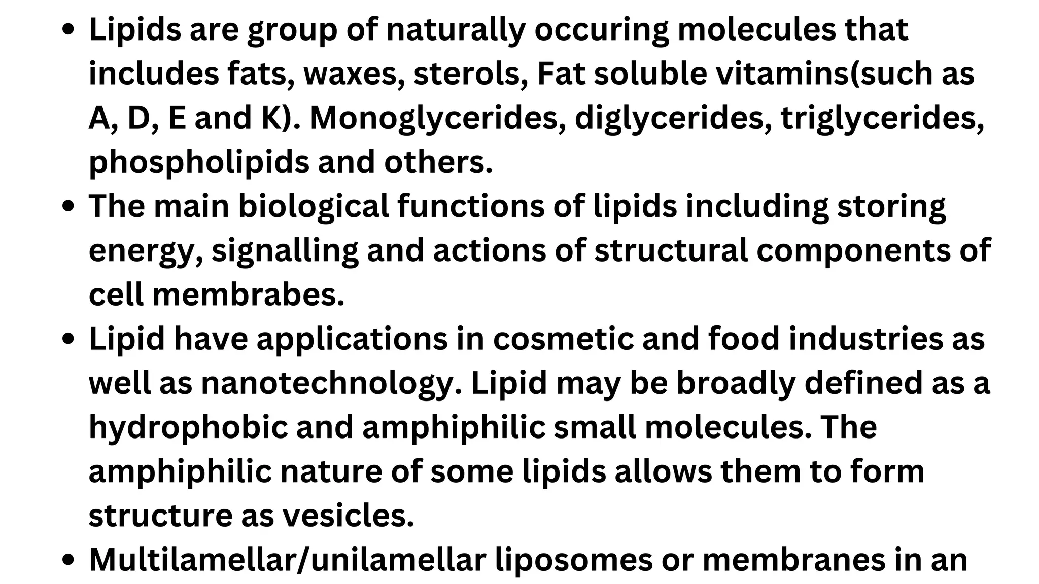 Lipids and types | PPT
