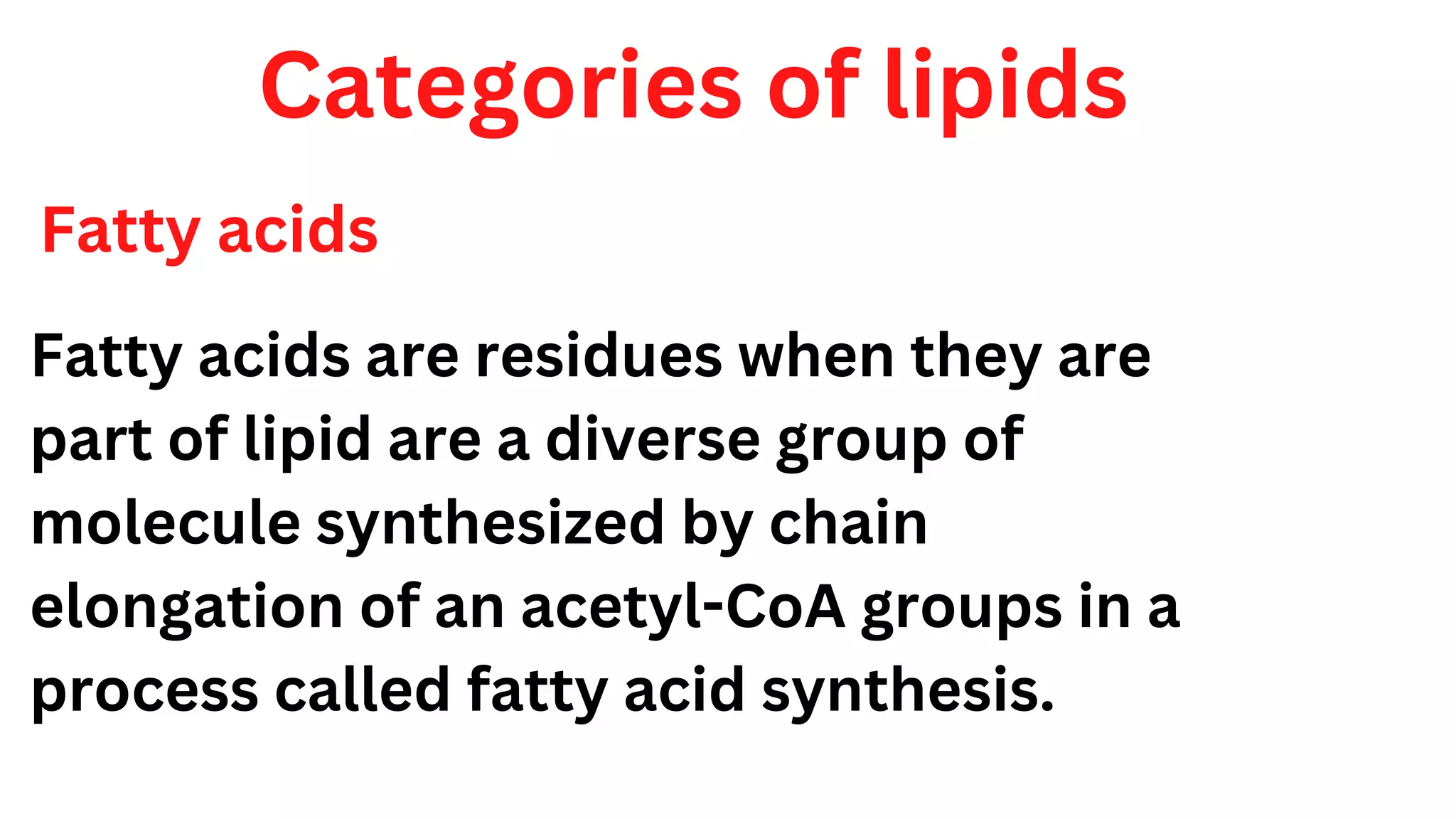 Lipids and types | PDF