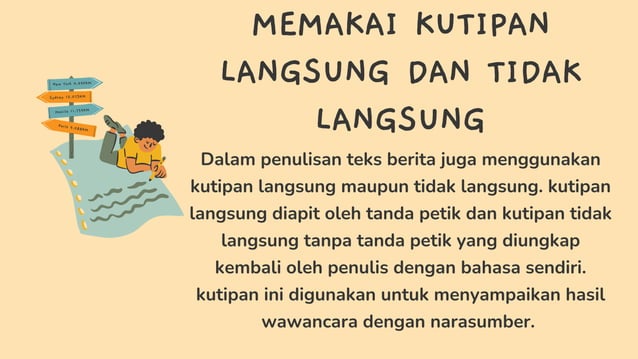Perbedaan kutipan langsung dan tidak langsung | PDF