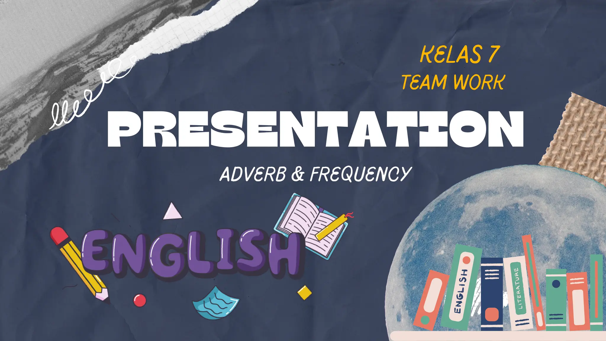 Adverb of frequency class team work english presentation | PDF