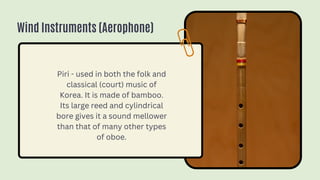 instrumental music of Korea | PDF