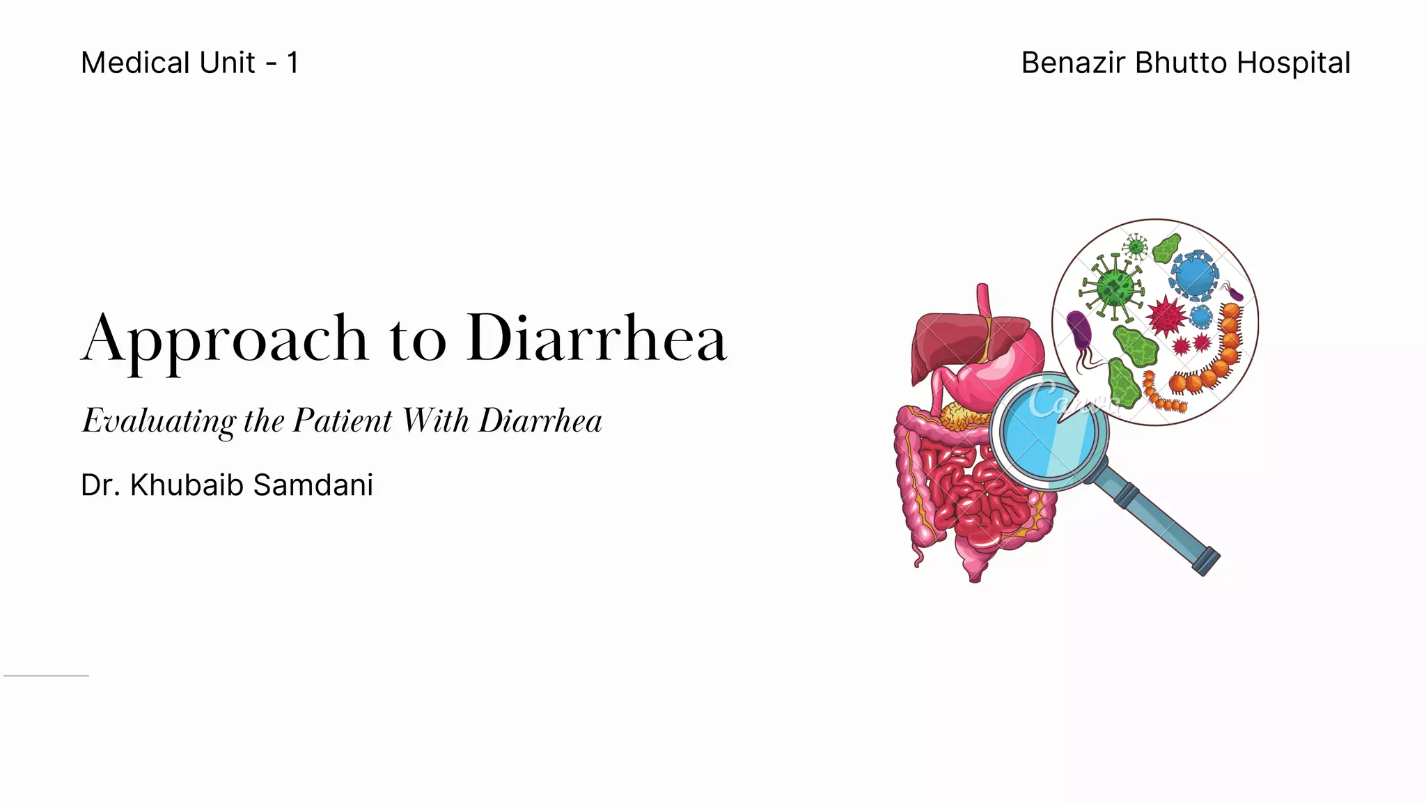 Approach to Diarrhea | PDF