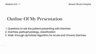 Approach to Diarrhea | PDF