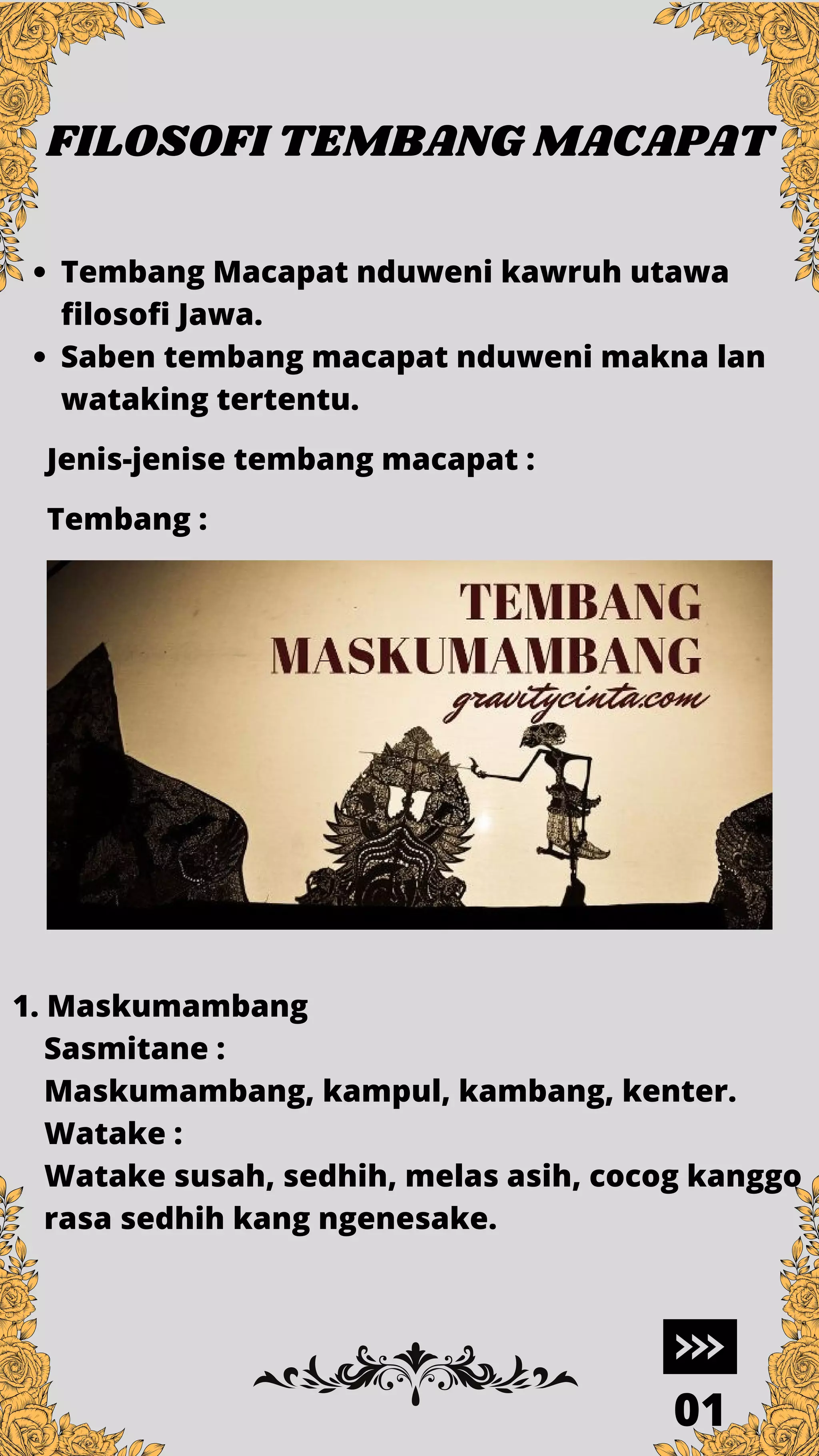 Buku digital Bahasa Jawa Tembang Macapat | PDF