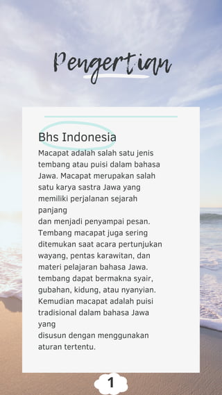 tembang macapat | PDF