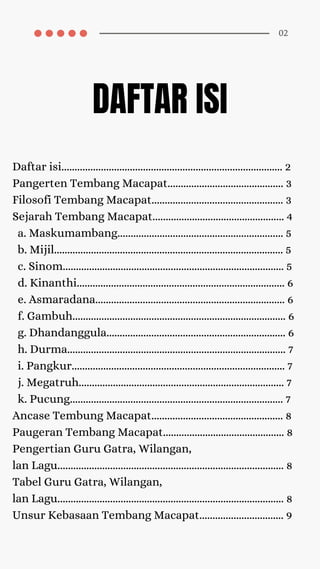 TEMBANG MACAPAT | PDF