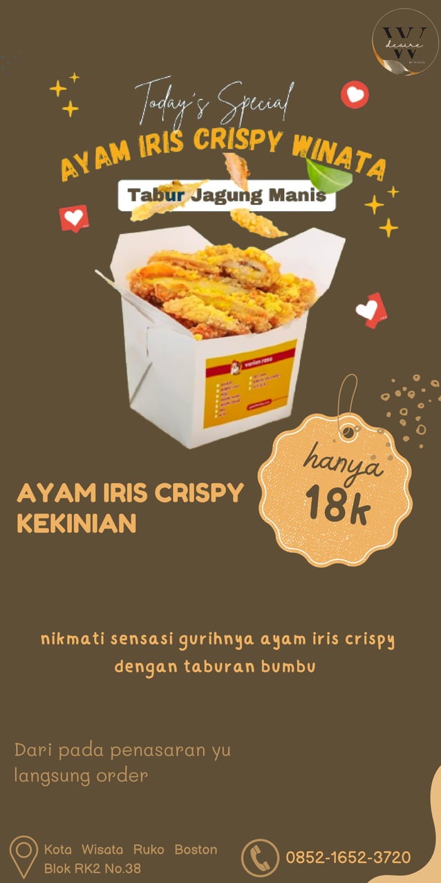 Ayam Iris Crispy Tabur Bumbu | PDF