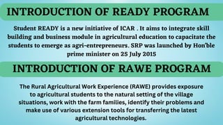 RAWE Program ppt. READY program | PPT