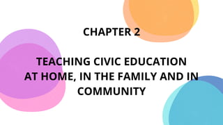 The Importance Of Teaching Civics Education At Home, School, Community.pdf