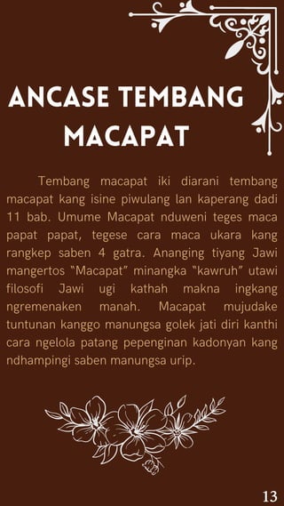 Tembang Macapat | PDF