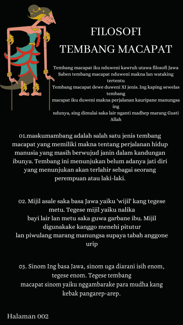 Bahasa Jawa Tembung Macapat Musyarofah | PDF