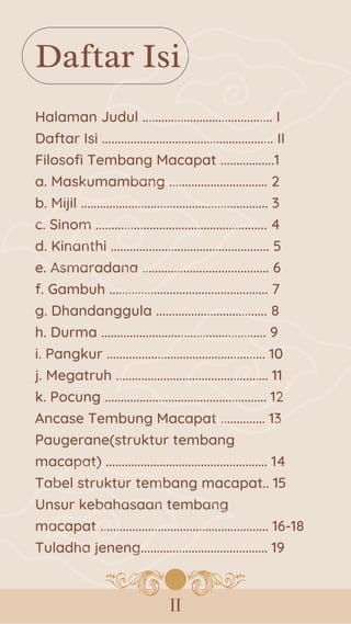 Tembang Macapat | PDF