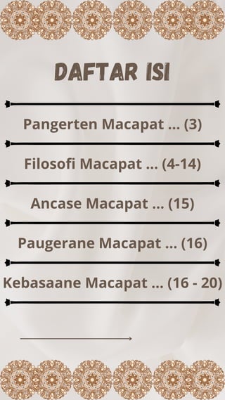 Tembang Macapat | PDF
