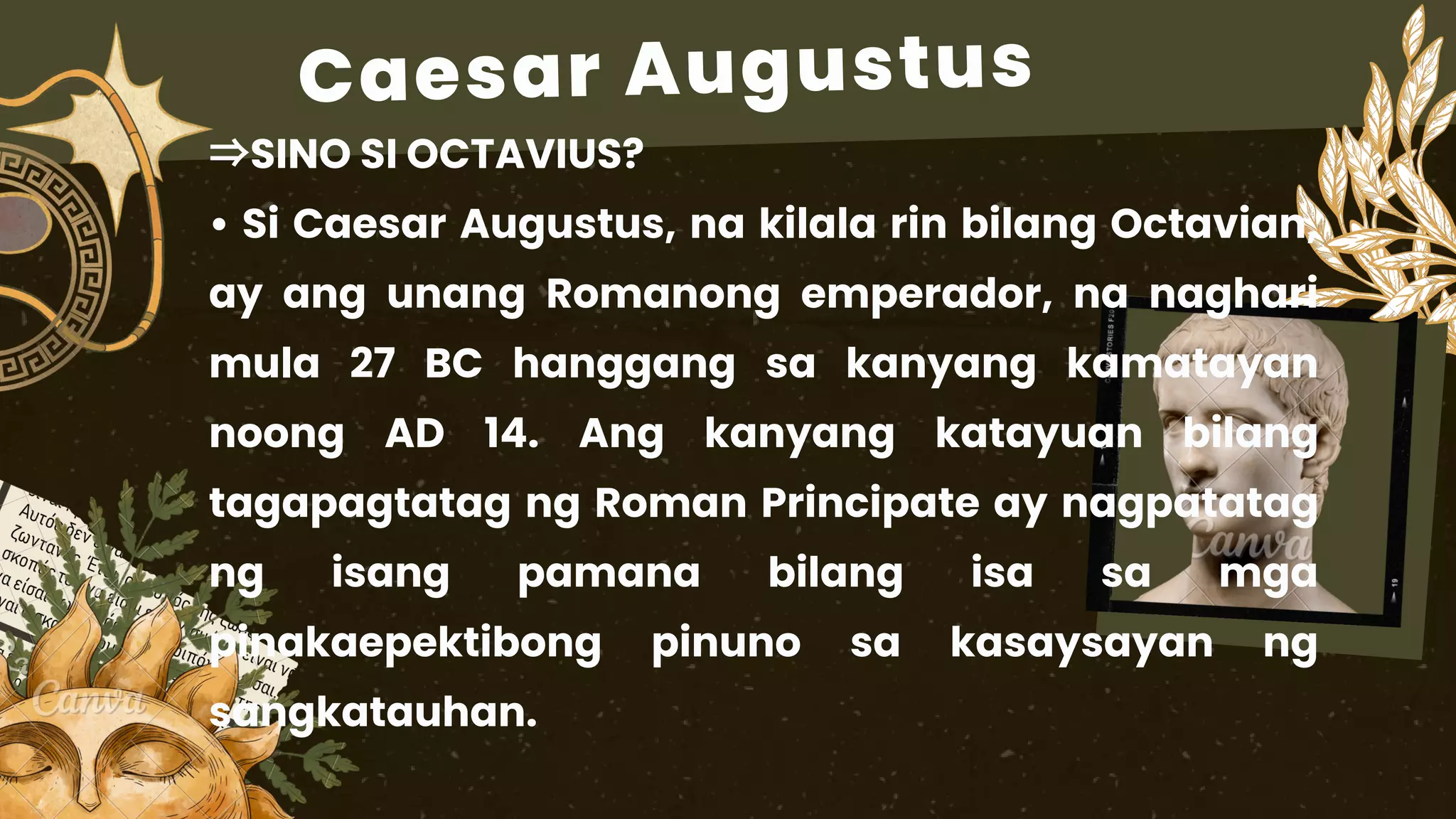 "Augustus: Unang Emperor Ng Rome" | PDF