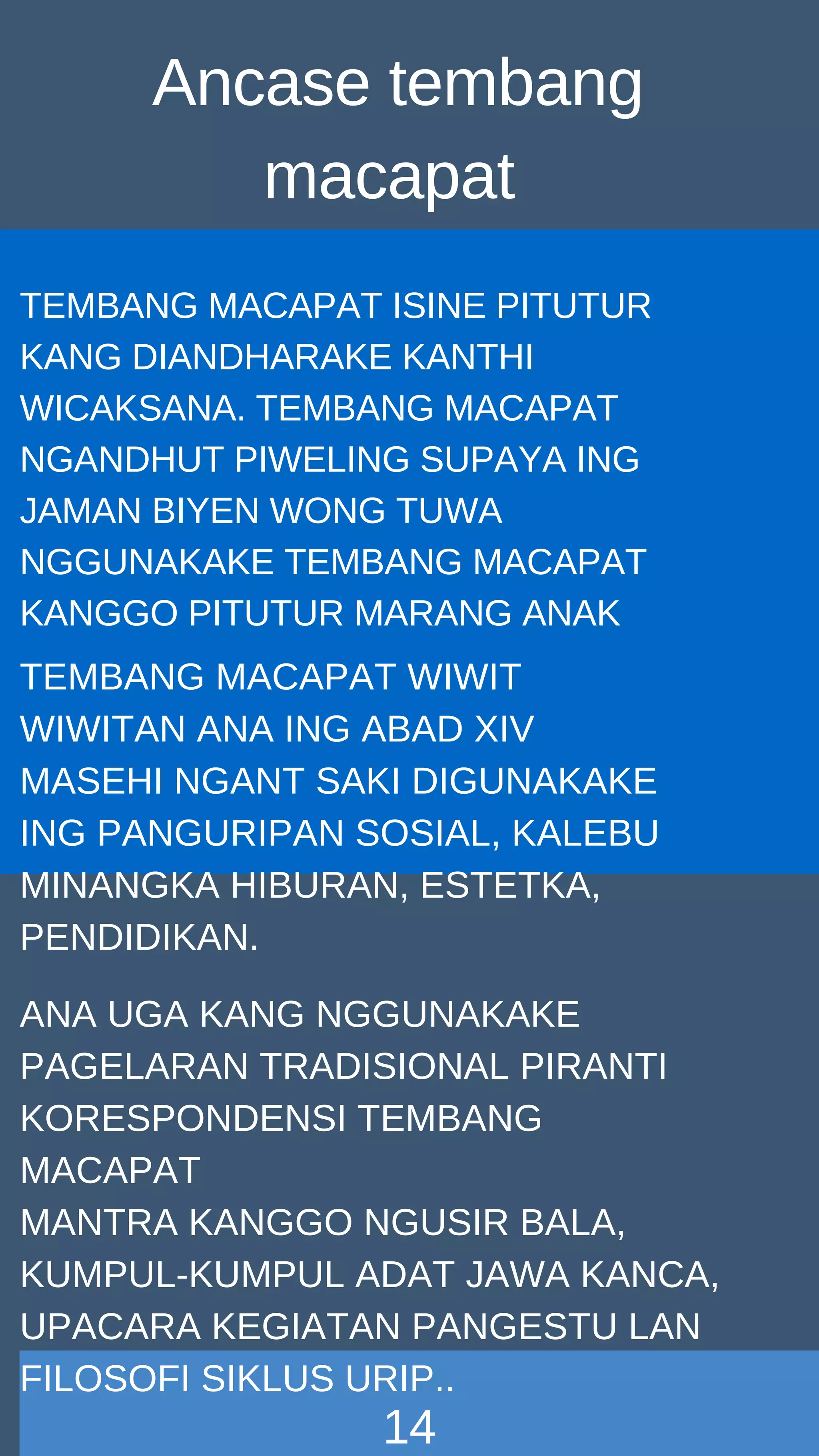 Tembang macapat | PDF