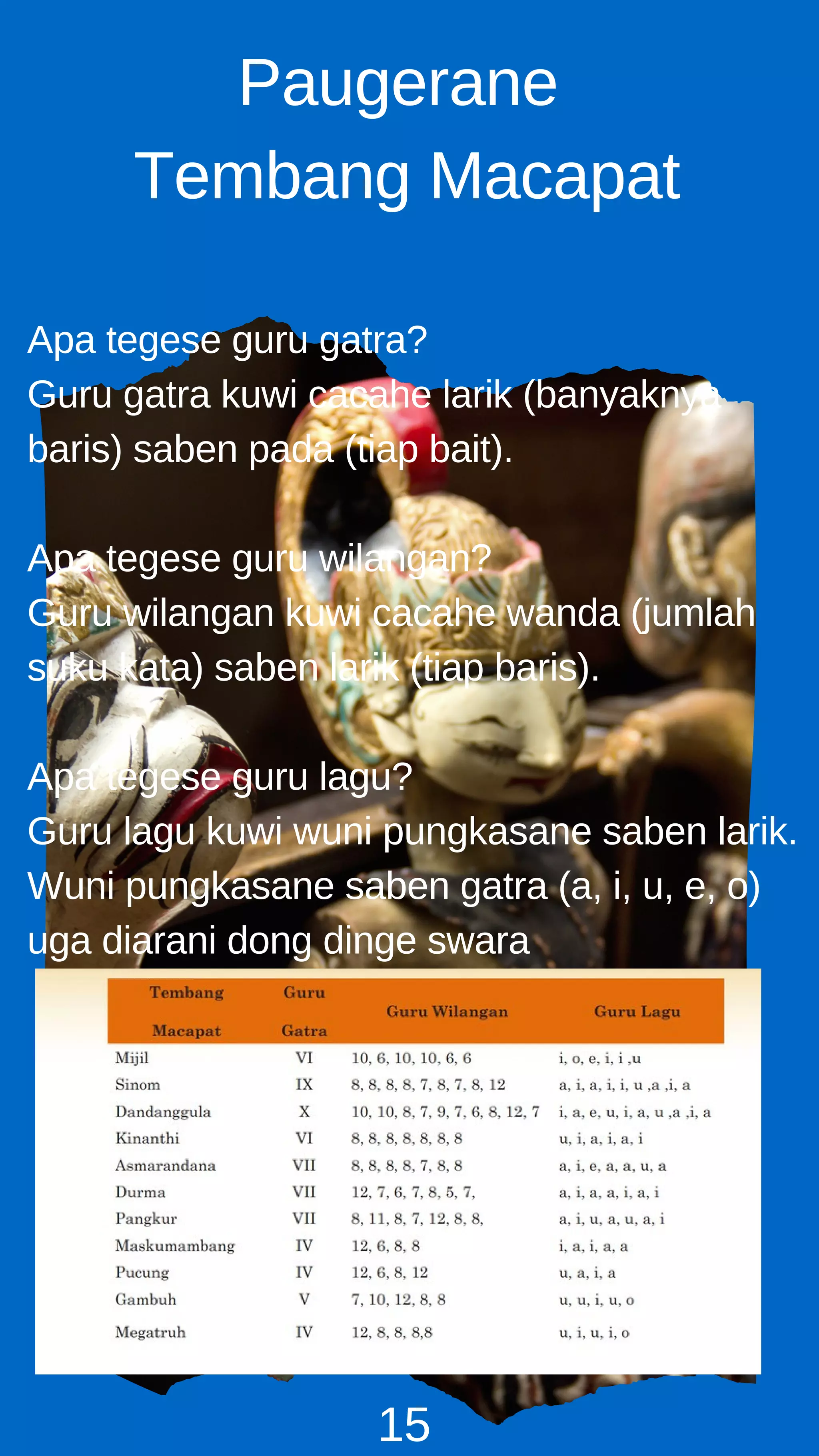 Tembang macapat | PDF