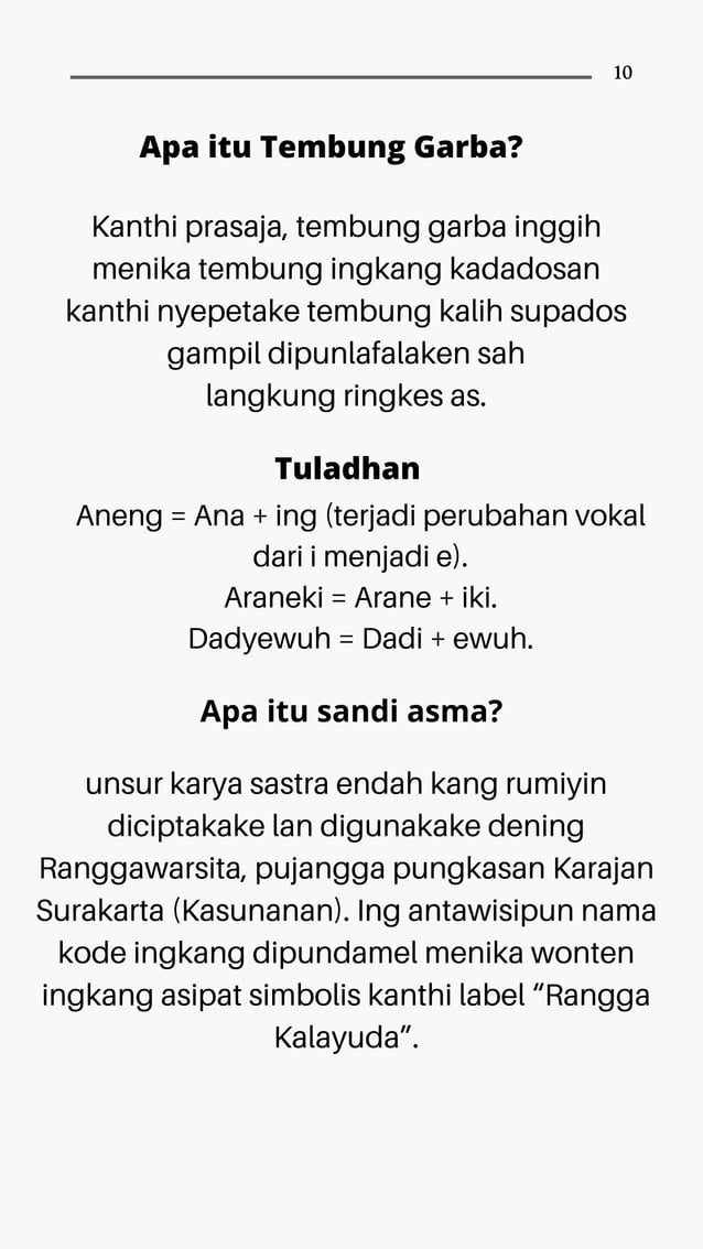 tembang macapat | PDF