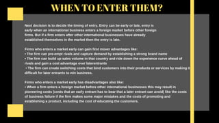 modes of foreign enrty international business | PPT