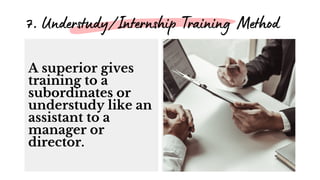 Methods Of Training - On Job Training | Off Job Training | PDF