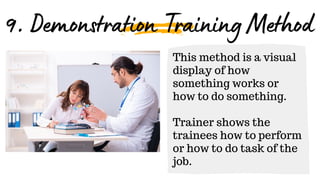 Methods Of Training - On Job Training | Off Job Training | PDF