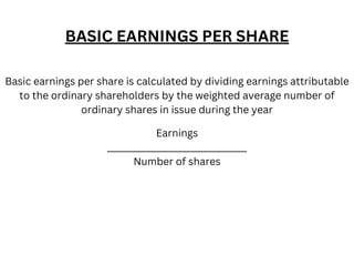 Indian accounting standard eps | PDF
