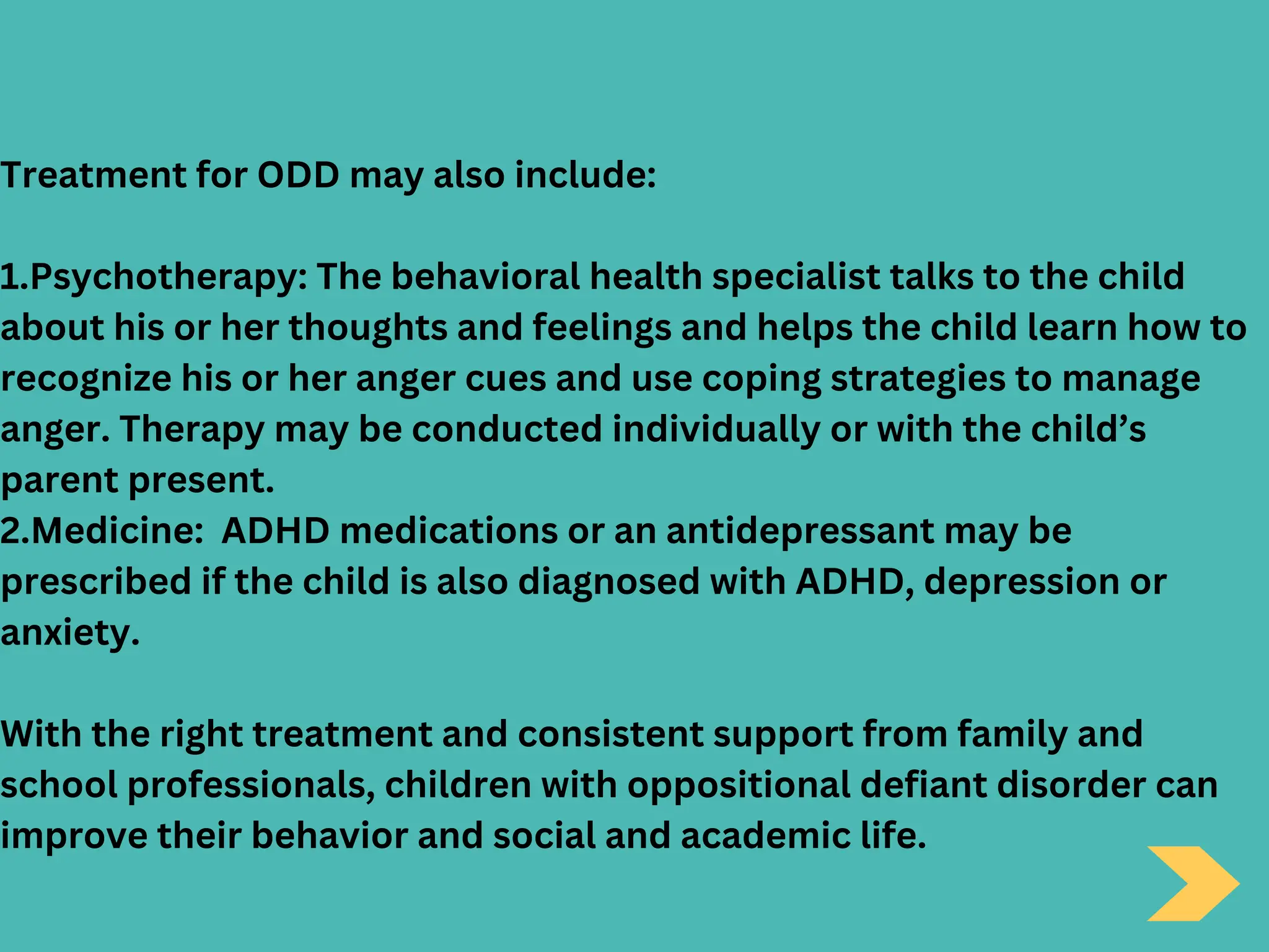 Behavioral Disorder : Oppositional Defiant Disorder | PDF