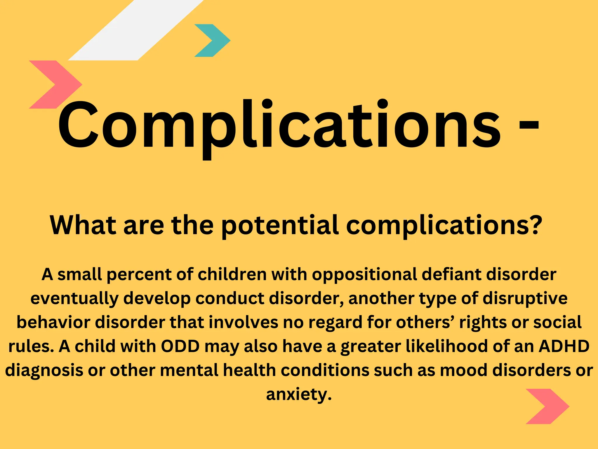 Behavioral Disorder : Oppositional Defiant Disorder | PDF