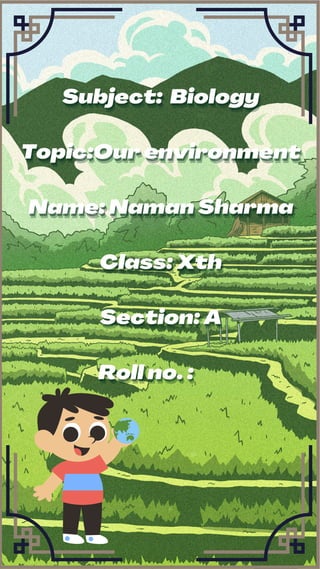 Our environment class 10 | PDF