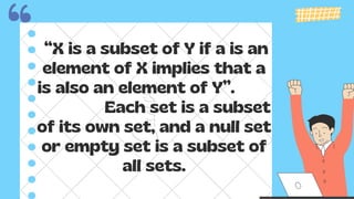 Sets and it's types | PDF