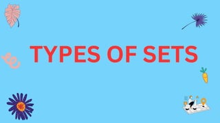 Sets and it's types | PDF