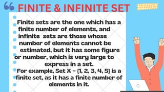 Sets and it's types | PDF