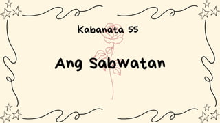 Kabanata 54-56 | PDF