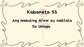 Kabanata 54-56 | PDF