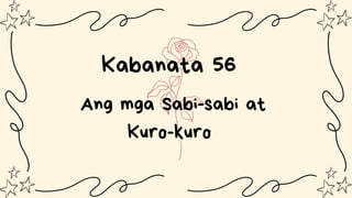 Kabanata 54-56 | PDF