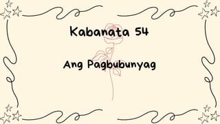 Kabanata 54-56 | PDF