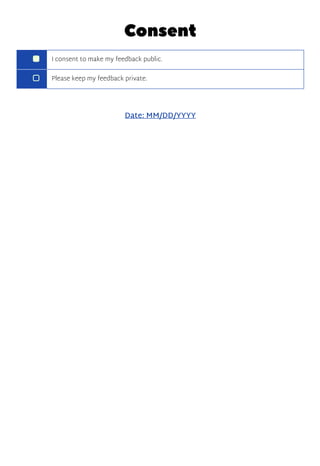 Experience sharing form format | PDF