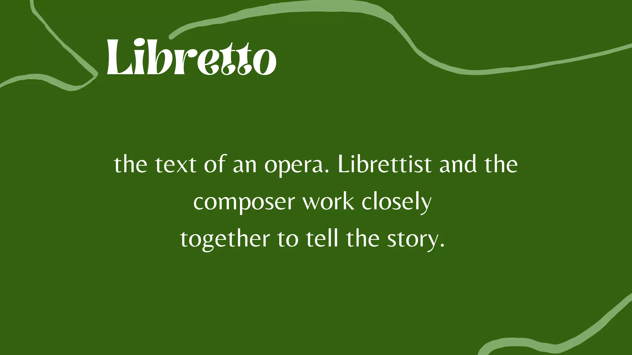 Components of an opera | PDF