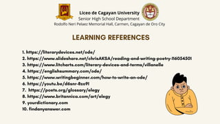 WESTERN POETIC FORMS: SONNETS, ODE, ELEGY AND VILLANELLE | PDF