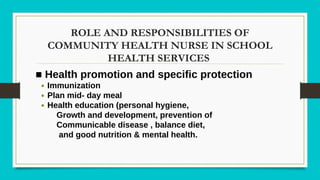 SCHOOL HEALTH SERVICES.. | PDF