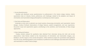 Minimalism vs maximalism A case study on design philosophies | PDF