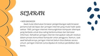 PROYEK PERSENTATION WEB BROWSER &SEARCH ENGINE | PPT
