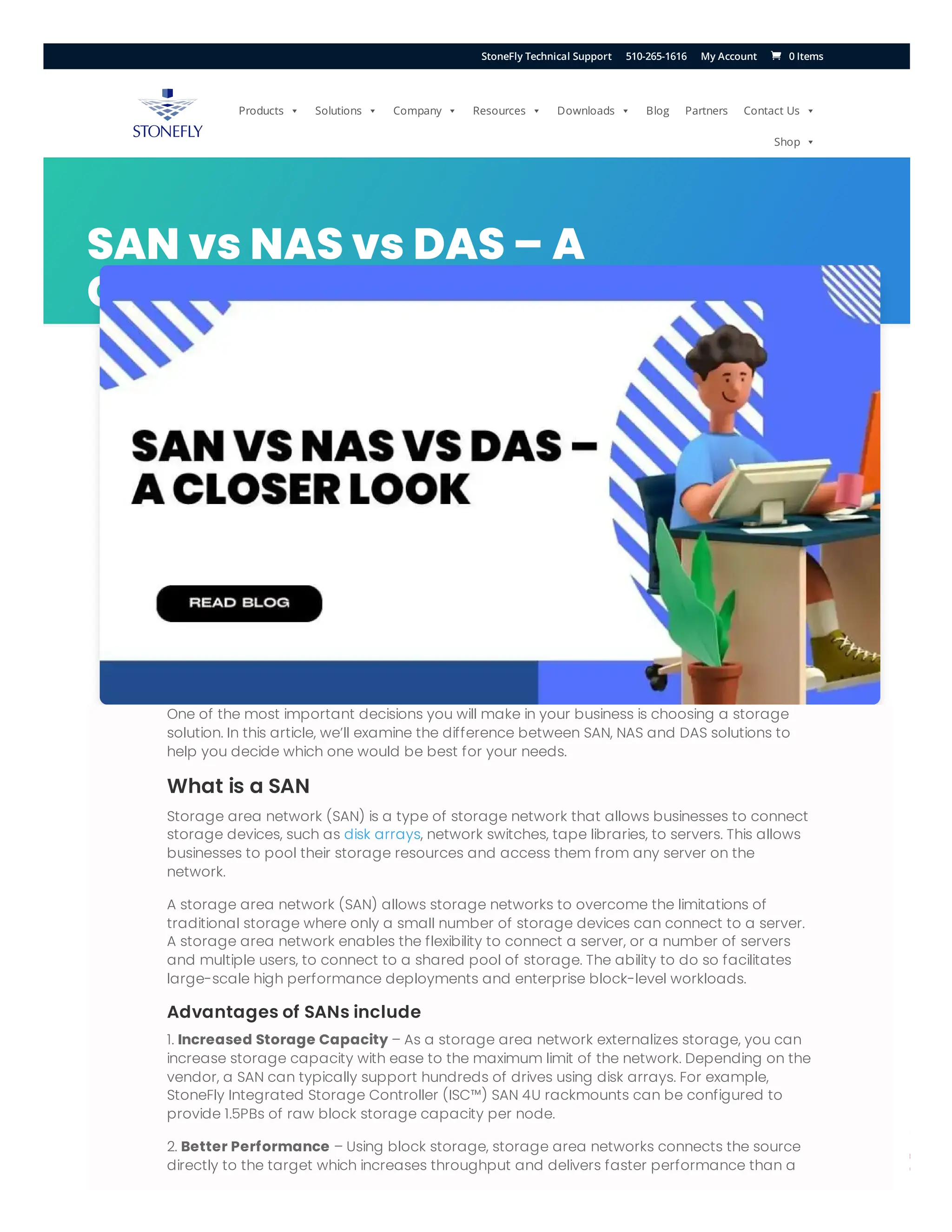 SAN vs NAS vs DAS: Decoding Data Storage Solutions | PDF