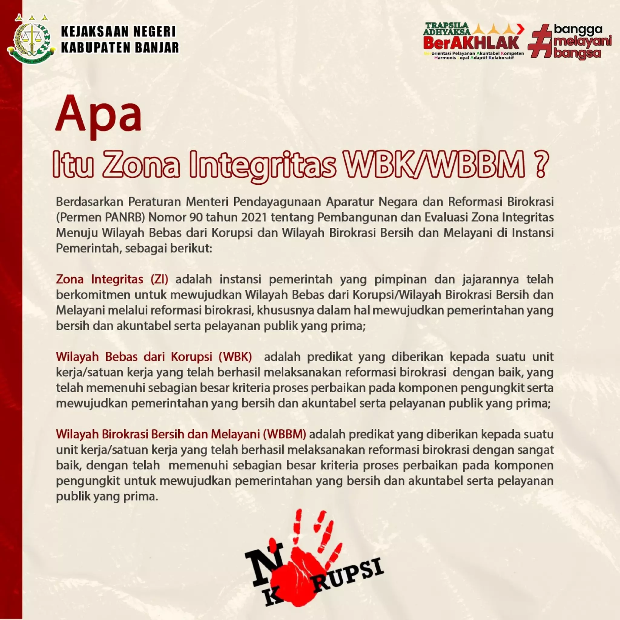 Apa itu Sona Integritas WBK/WBBM ? | PDF