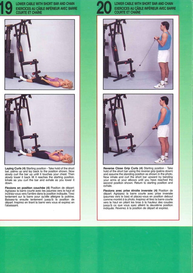 York Mega Max 3001 Gym Workout Chart | PDF